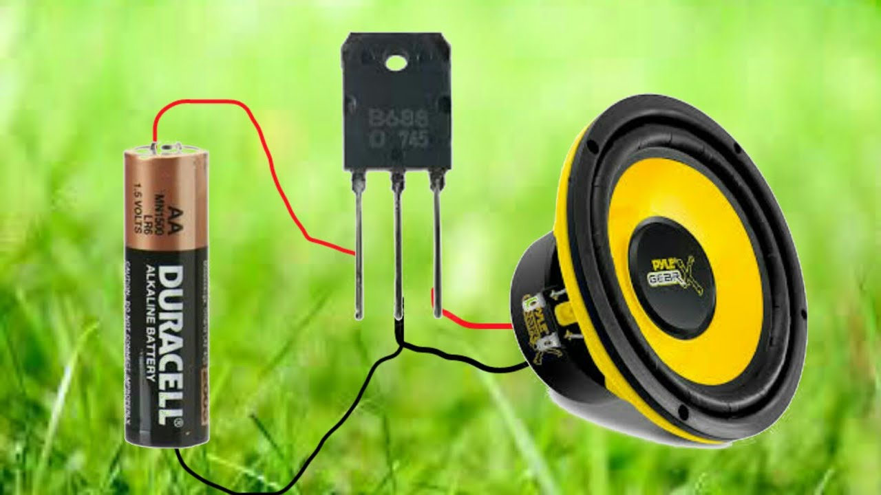 How to made audio amplifier using 13005 Transistor and Bc547 - YouTube