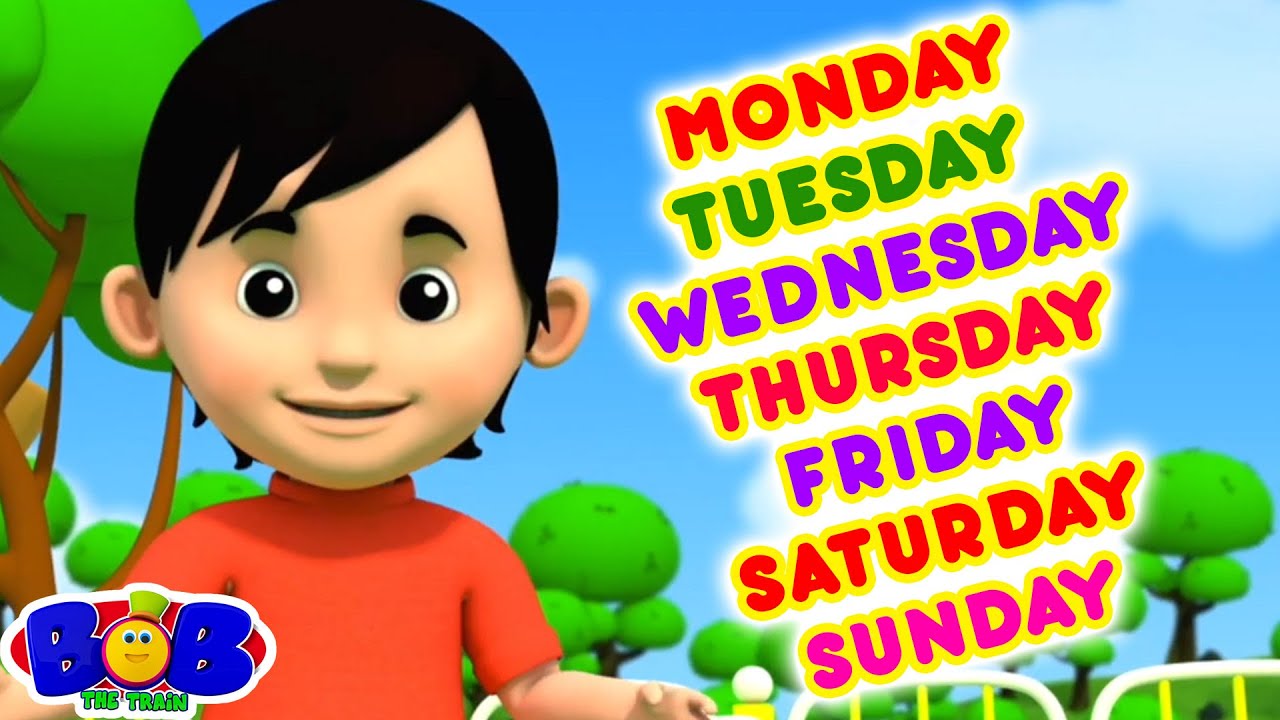 Days of the Week, Preschool Learning Videos for Children by Bob The ...