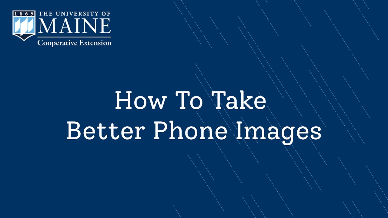 How to Take Better Phone Images - YouTube