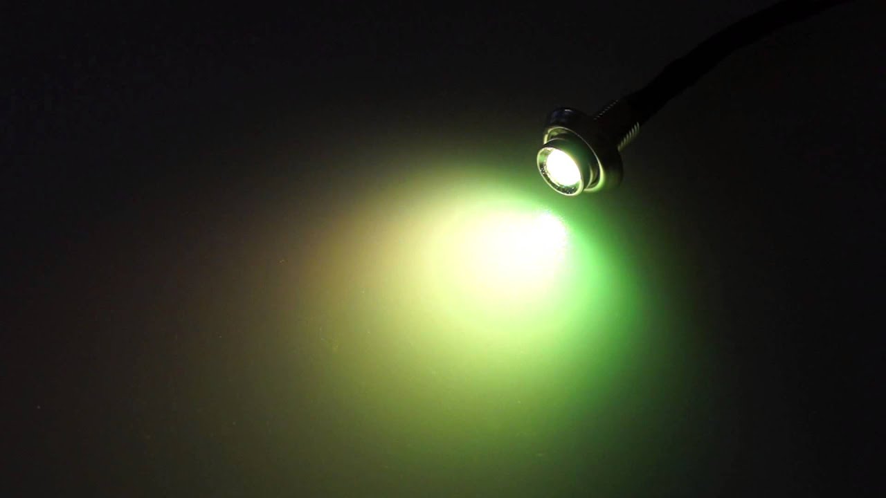 Mini RGB LED spot - YouTube