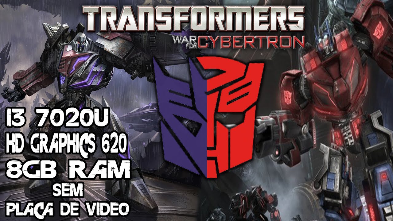TRANSFORMERS WAR FOR CYBERTRON NO NOTEBOOK (i3 7020 u, 8GB RAM, HD ...
