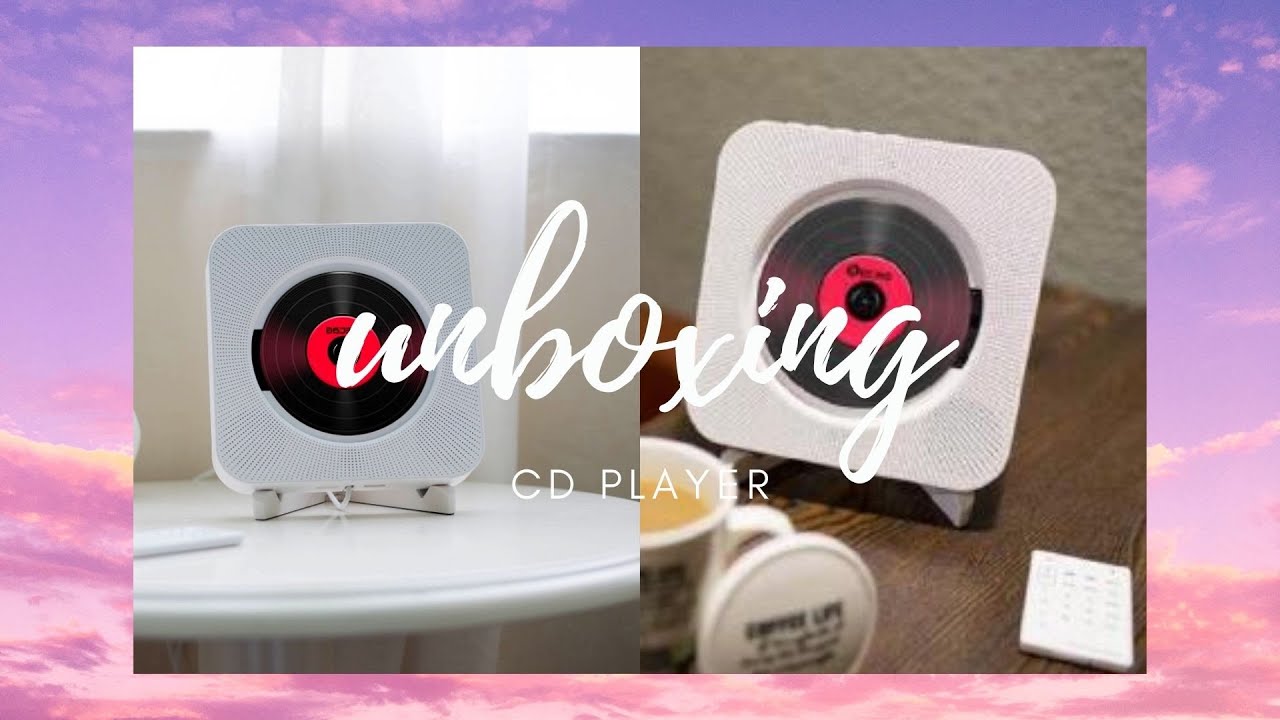 UNBOXING CD player | shopee malaysia | advance birthday present for ...