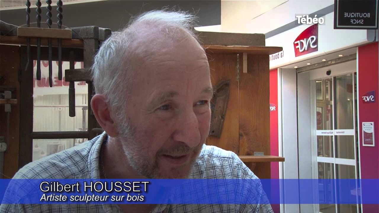 Gilbert HOUSSET - Sculpteur sur bois - YouTube