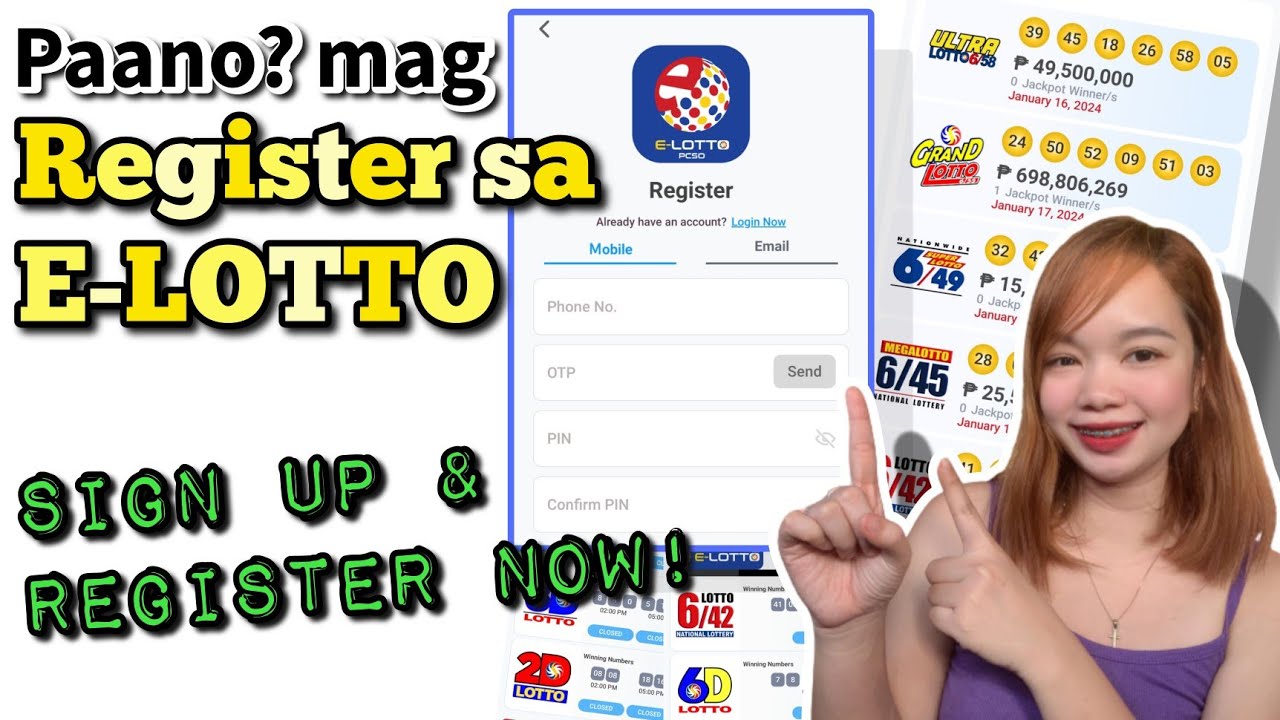 PAANO MAGREGISTER SA E-LOTTO | SIGN UP ON E-LOTTO | Riencyll Cabile ...