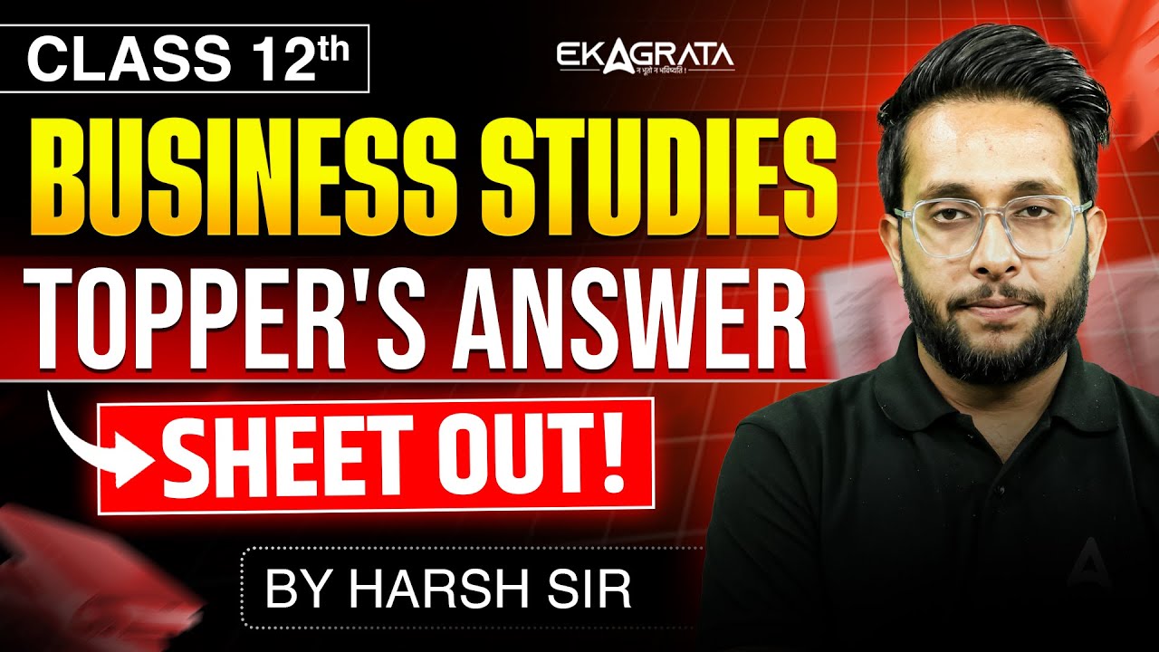 Business Studies Topper Answer Sheet Class 12 | Class 12 BST Answer ...