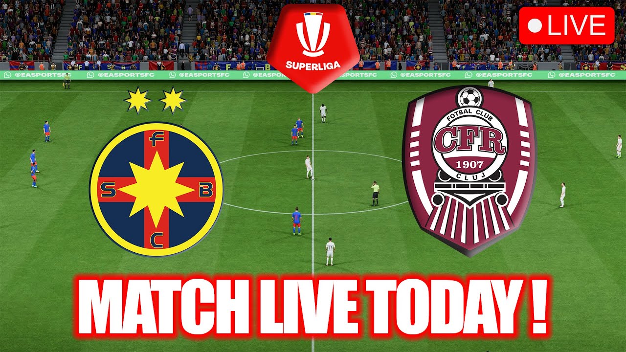 FC 25 (PlayStation 5) FCSB vs CFR Cluj LIVE – Match Live Today - 1080p ...