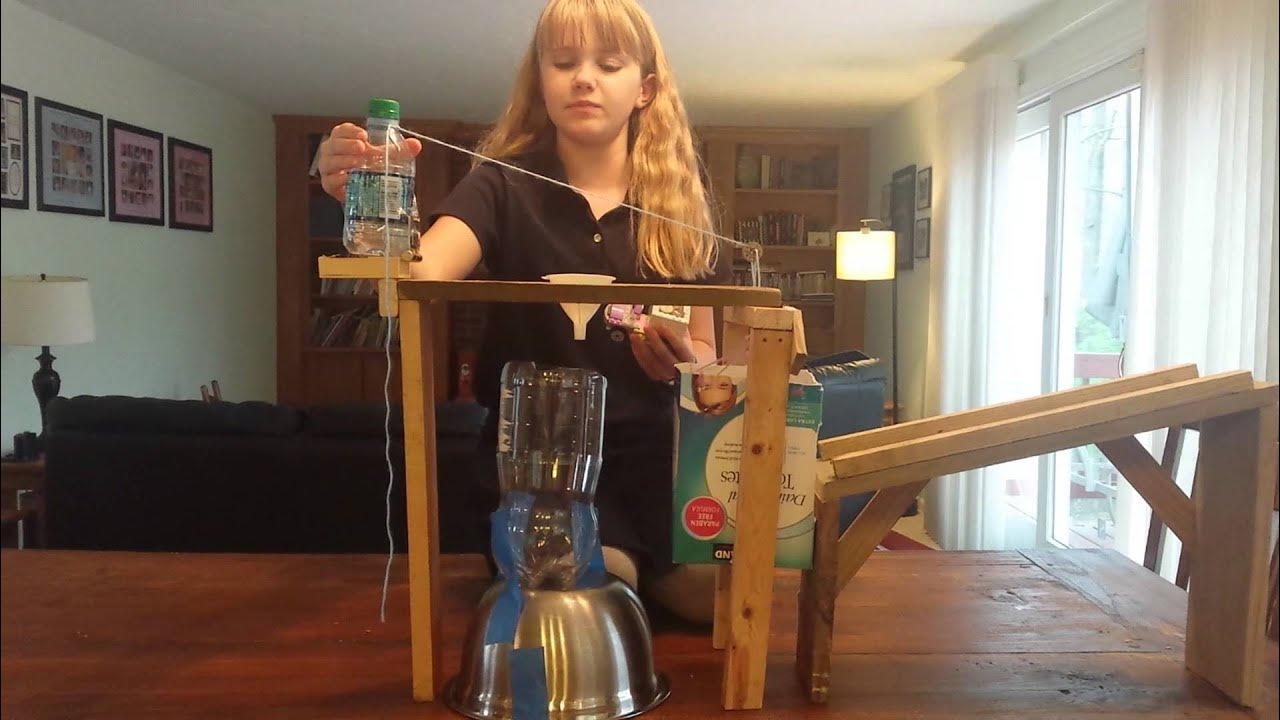 Madelyn's 5th Grade Compound Machine Project - YouTube