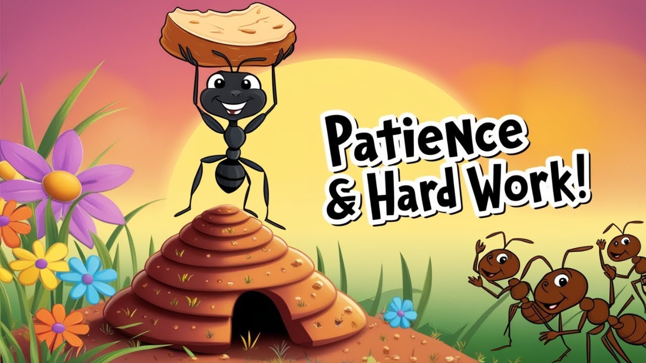 The Tiny Ant's Big Journey | Inspirational Poem for Kids | kids Poem In ...