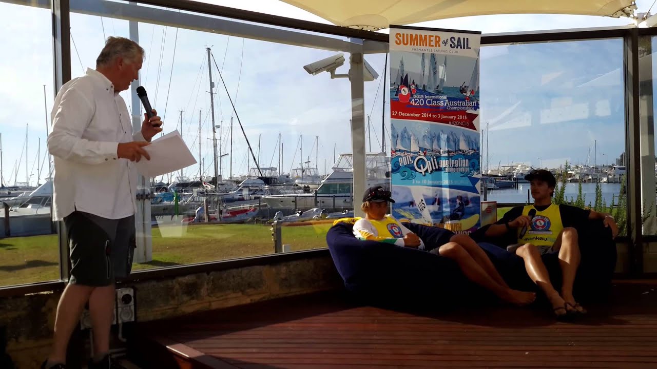 Peter Gilmour interviewing Day 2 Overall Winners - YouTube