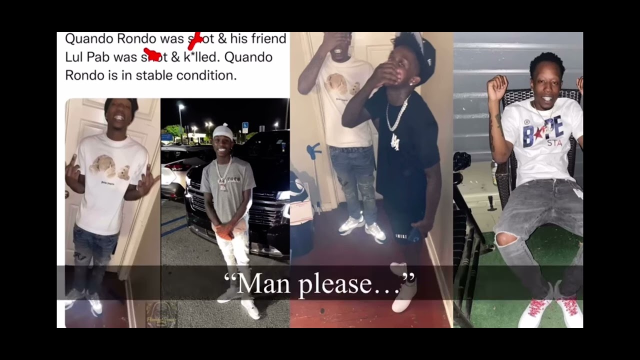 Quando rondo Crying after Homie is killed After they were ambushed ...