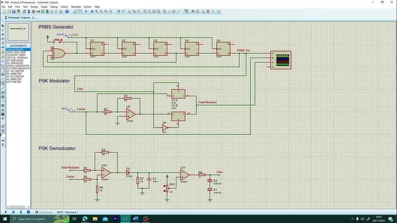 Praktikum PSK Modulator & Demodulator - YouTube