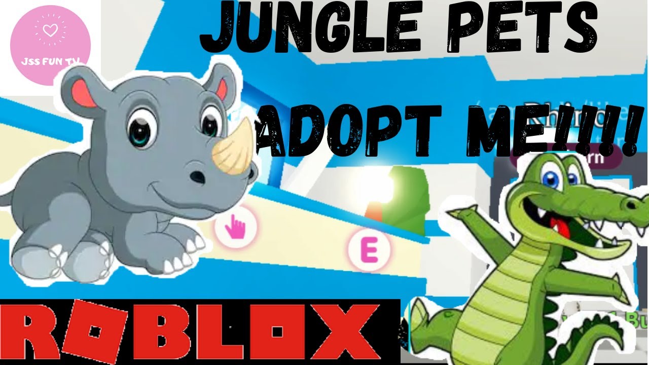 ADOPT ME!!!! JUNGLE PETS UPDATE!!!! - YouTube