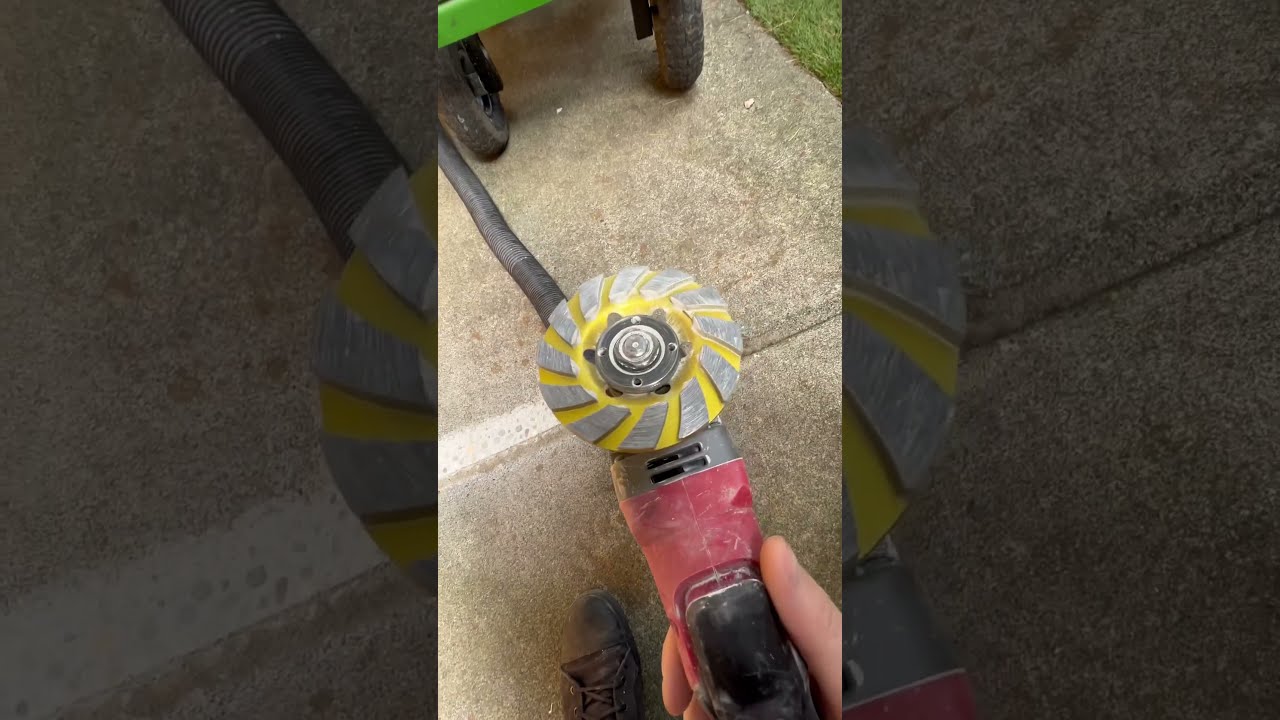 Grinding high spots in concrete store