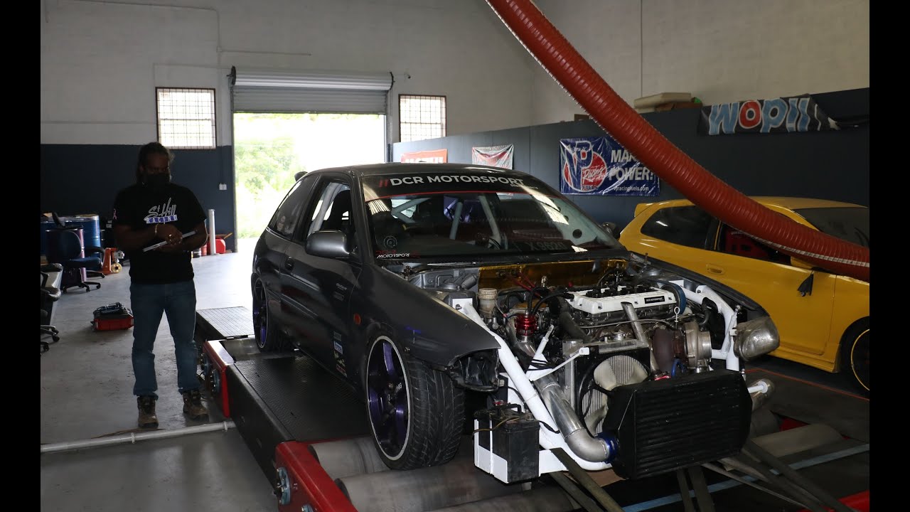 800hp AWD Mirage! First Dyno Session (Road to 800HP) Part 2 - YouTube