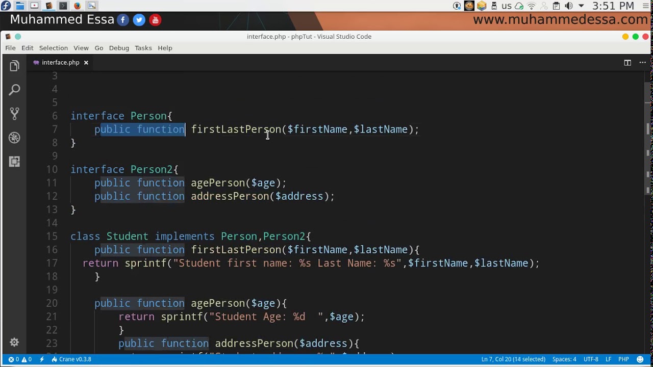 23 Implementing Multiple Interfaces - YouTube