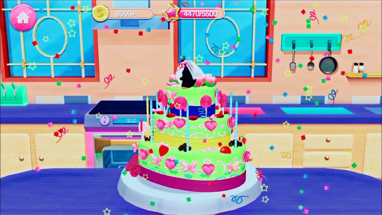 Fun 3D Cake Cooking Game- My Bakery Empire Color, Decorate Serve Cakes ...