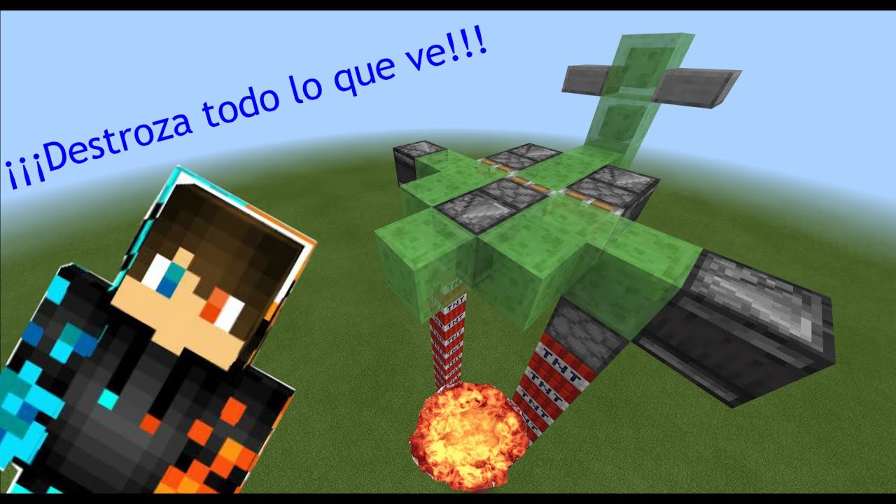 Construí EL MEJOR AVIÓN BOMBARDERO de Minecraft!!! Muy fácil de hacer ...