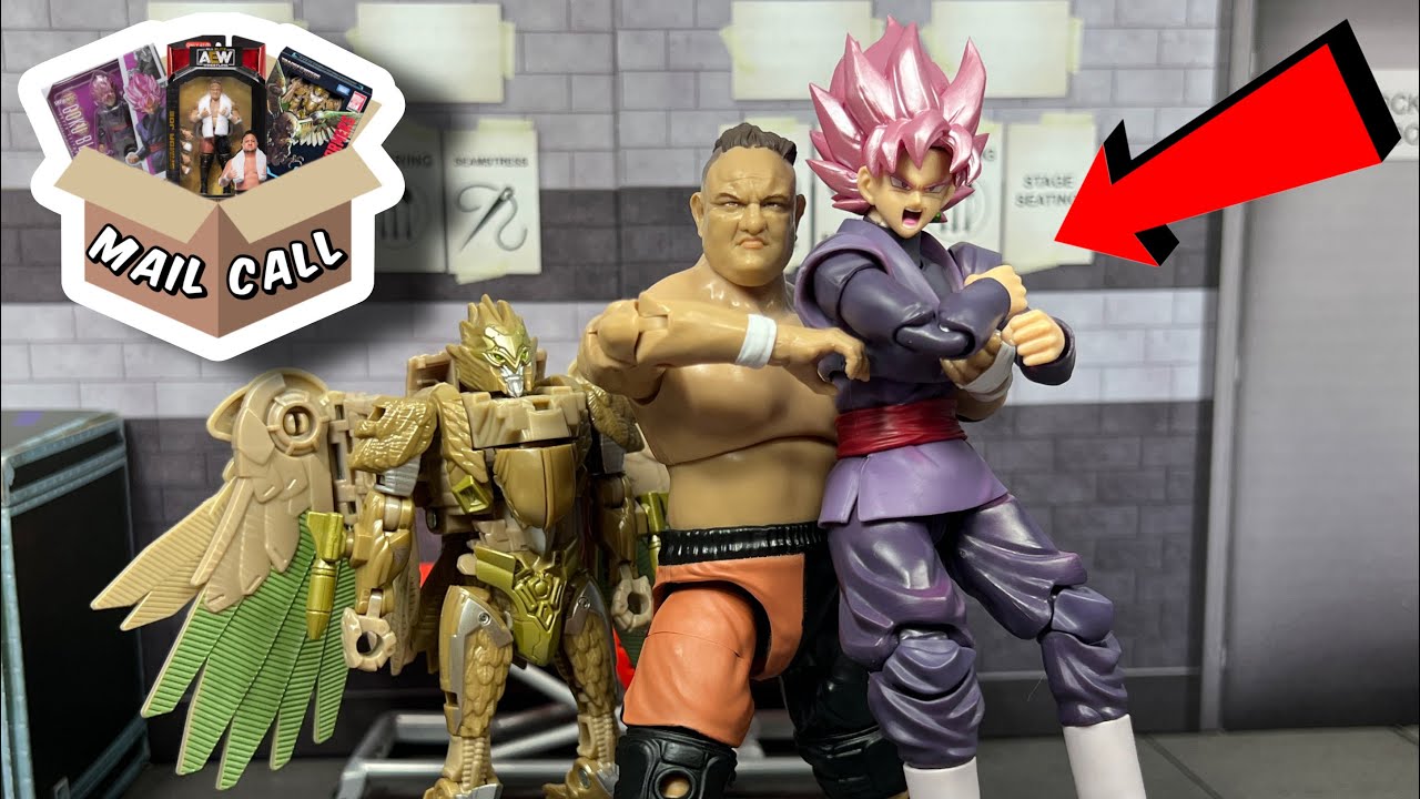 Mail Call 3: SH Figuarts Goku Black, Target Samoa Joe, Airazor! - YouTube