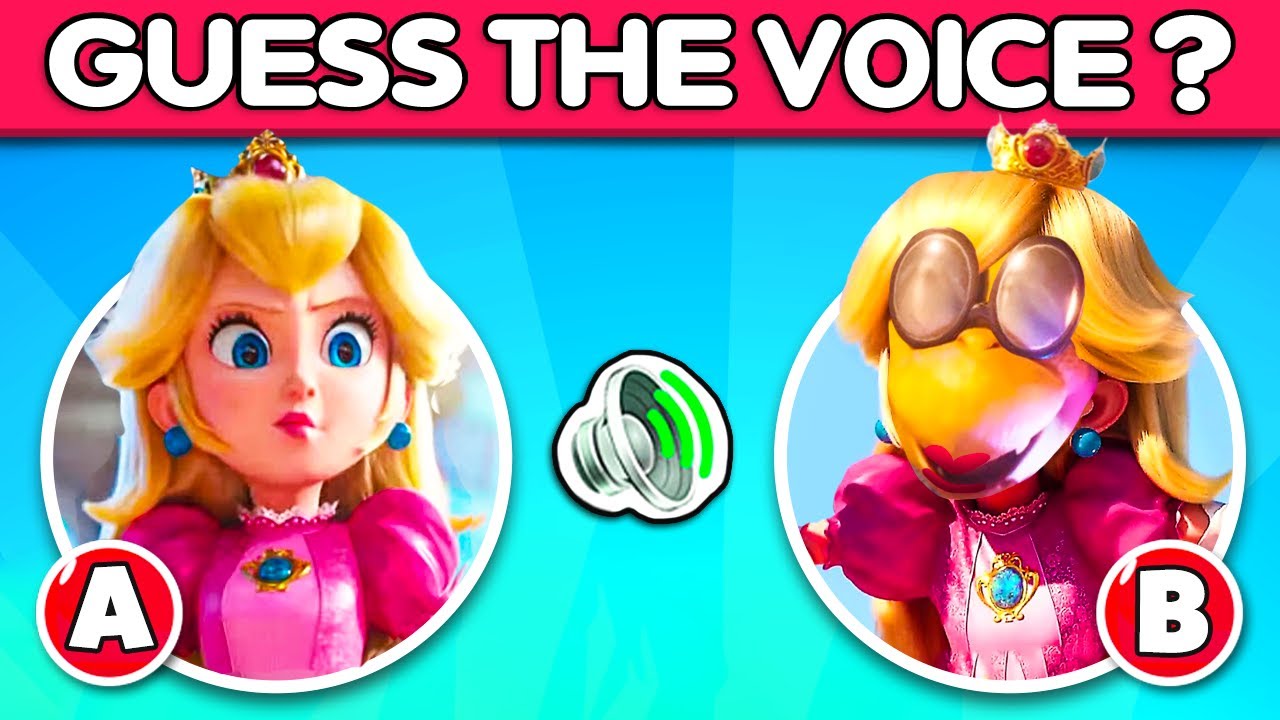 Guess all Super Mario Movie characters by their VOICE | Super Mario ...