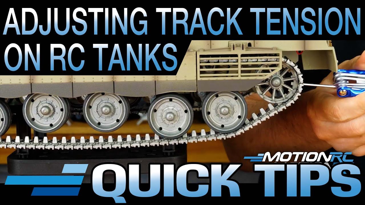 Adjusting the Track Tension of your Heng Long RC Tank | Motion RC - YouTube