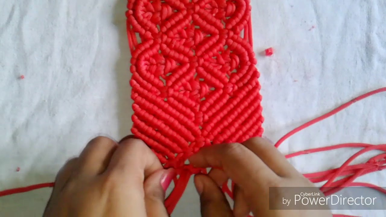 EASY MACRAME MOBILE PURSE TUTORIAL VIDEO - YouTube
