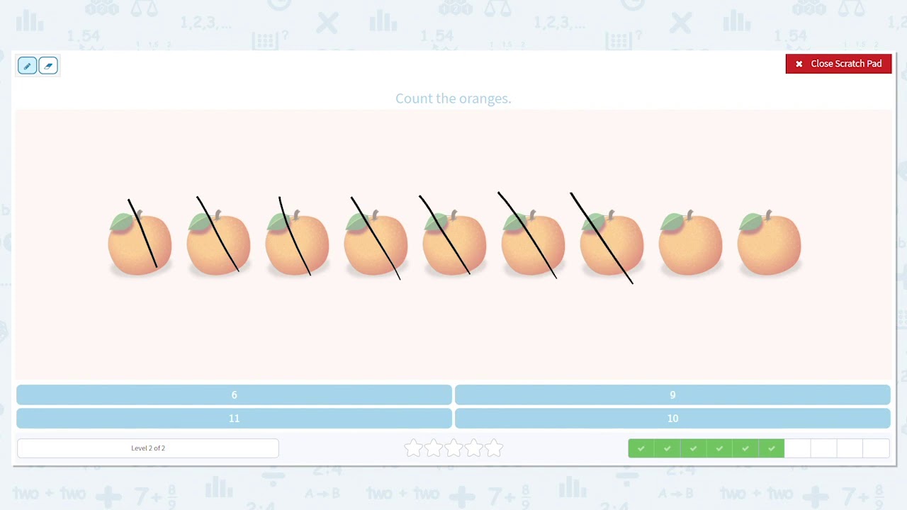 K.15 Count Objects Using Multiple Choice - YouTube