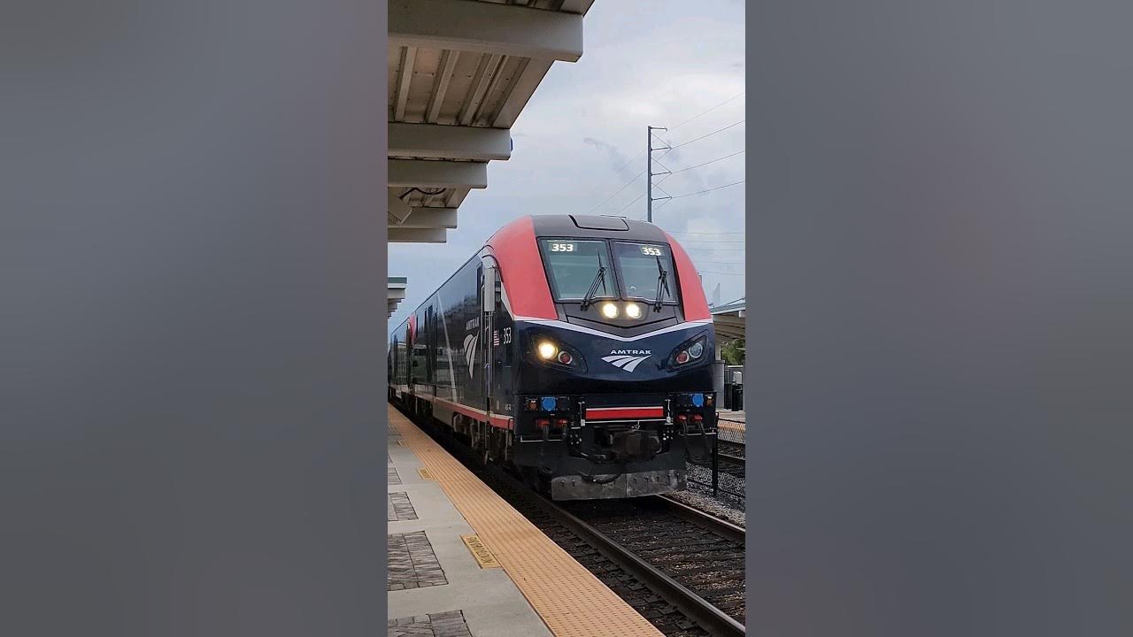 Amtrak ALC-42 Charger #353 with SAAHC Hornshow at Poinciana #shorts #fyp (RL K5LA Horn) - YouTube