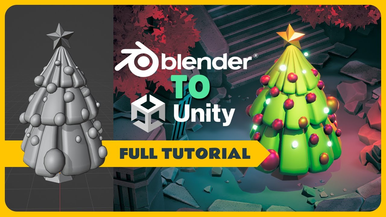 Tutorial: Create a game-ready Christmas tree with Blender and Unity ...