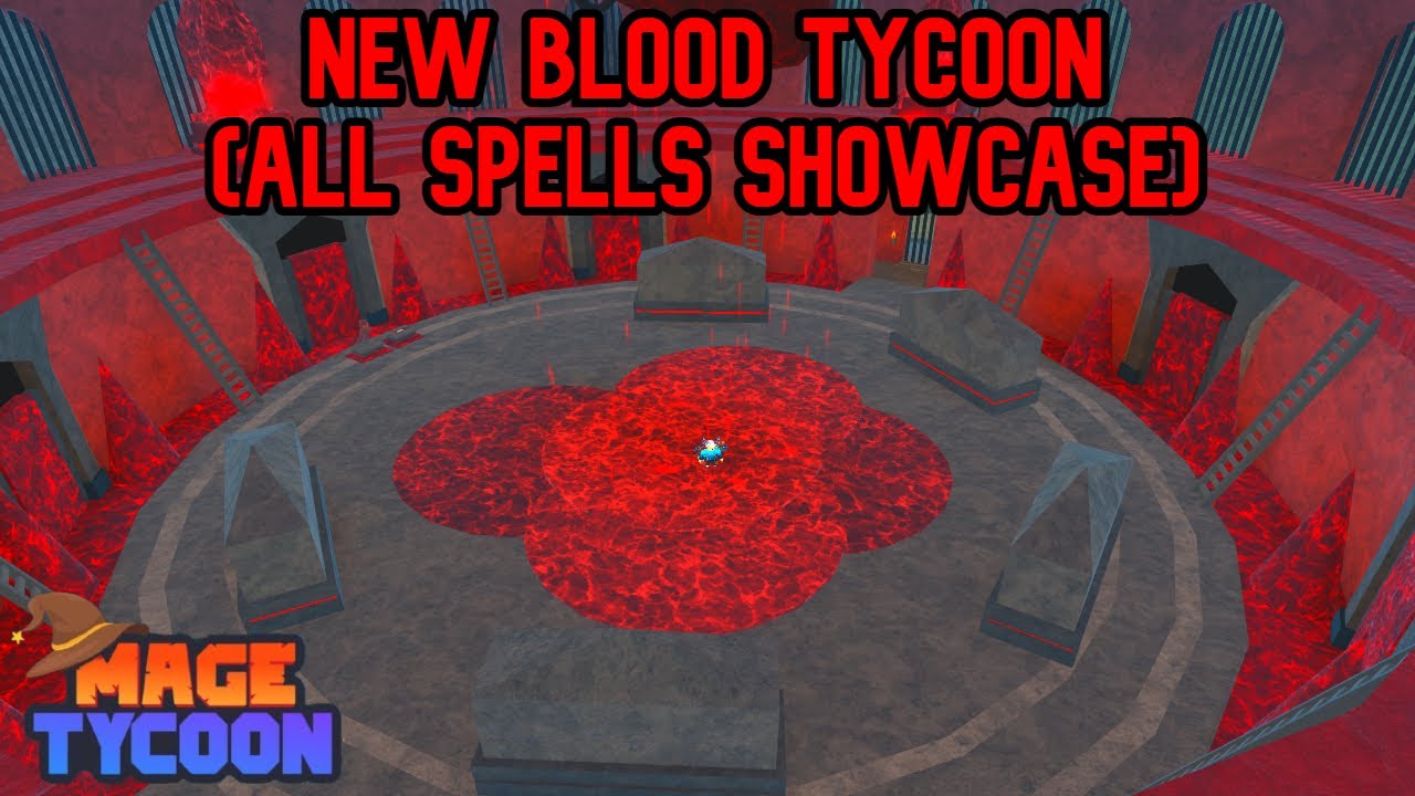NEW BLOOD TYCOON IN MAGE TYCOON (ALL SPELLS SHOWCASED) - YouTube