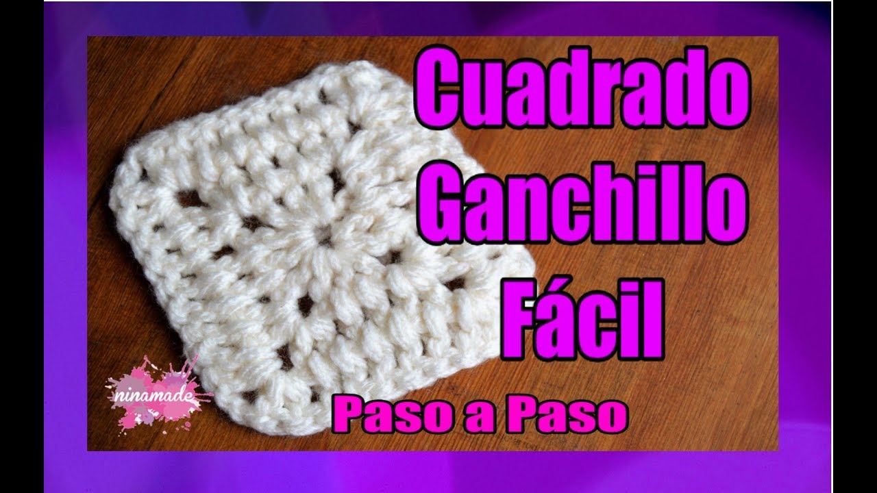 DIY. Cuadrado de Ganchillo Paso a Paso // Granny Square Very Easy - YouTube