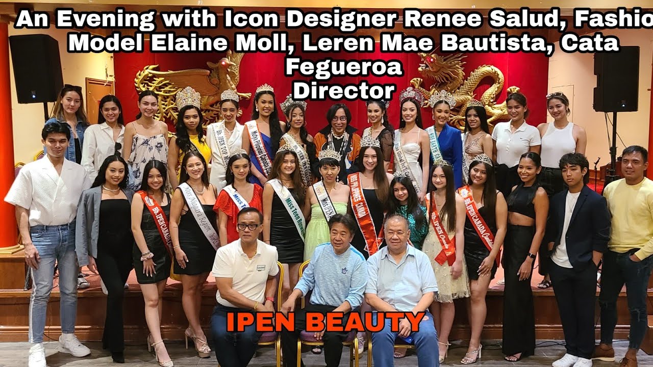 An Evening with Icon Designer Renee Salud #Fashion #Model#ipencanada# ...