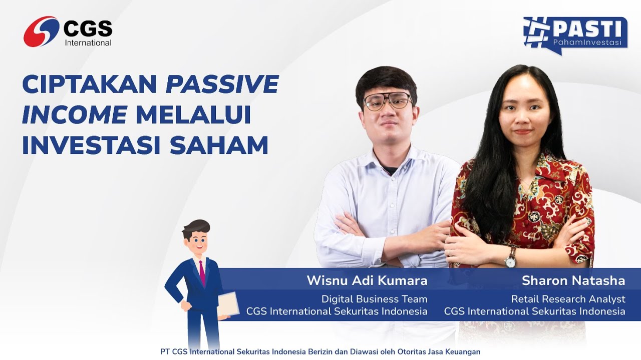 #PastiPahamInvestasi - Ciptakan Passive Income melalui Investasi Saham ...