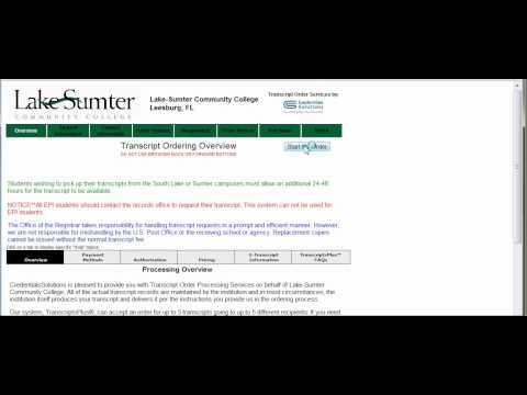 LSCC Transcript Request - YouTube