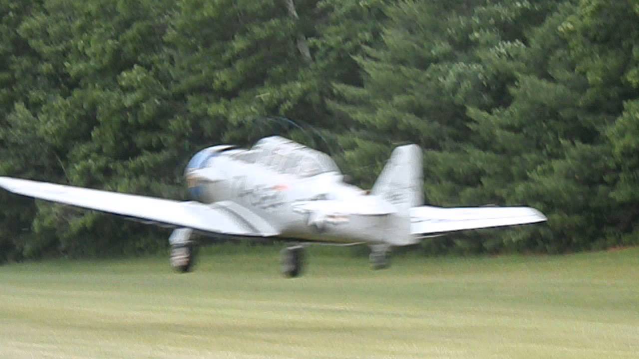 AT-6 takeoff - YouTube