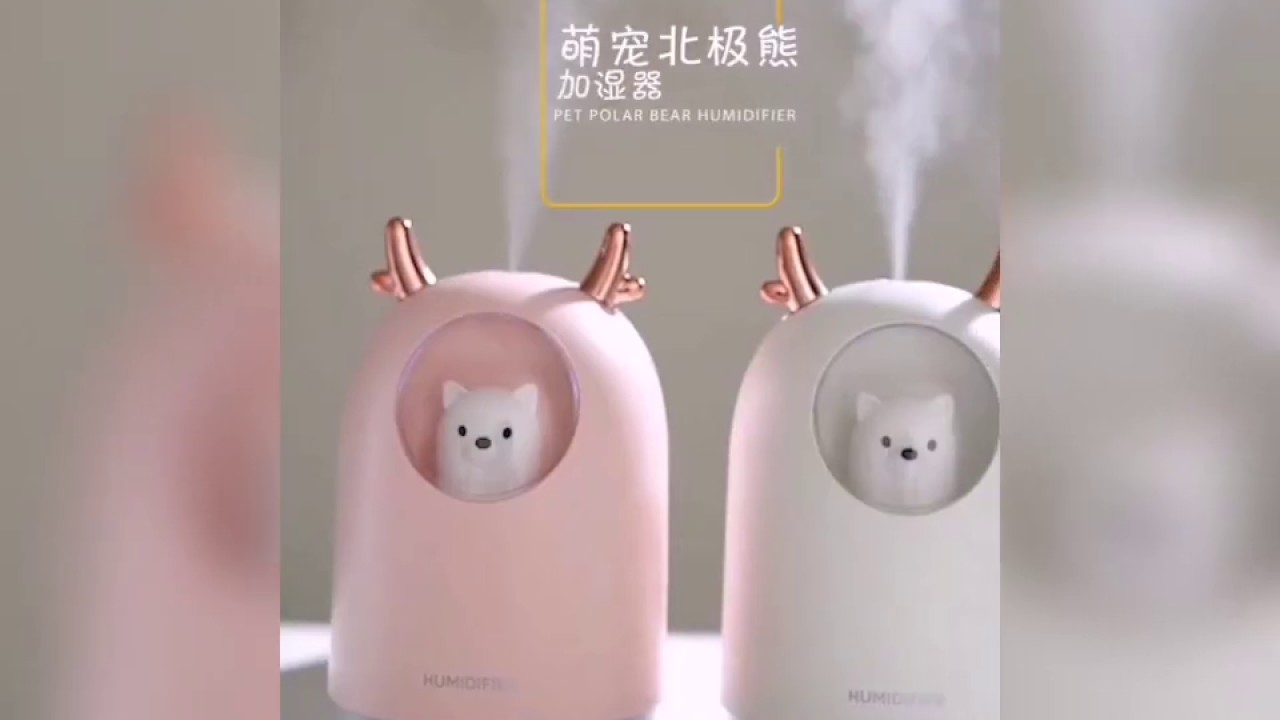Cute Pet Air Humidifier 300ML Mini USB Air Diffuser - YouTube