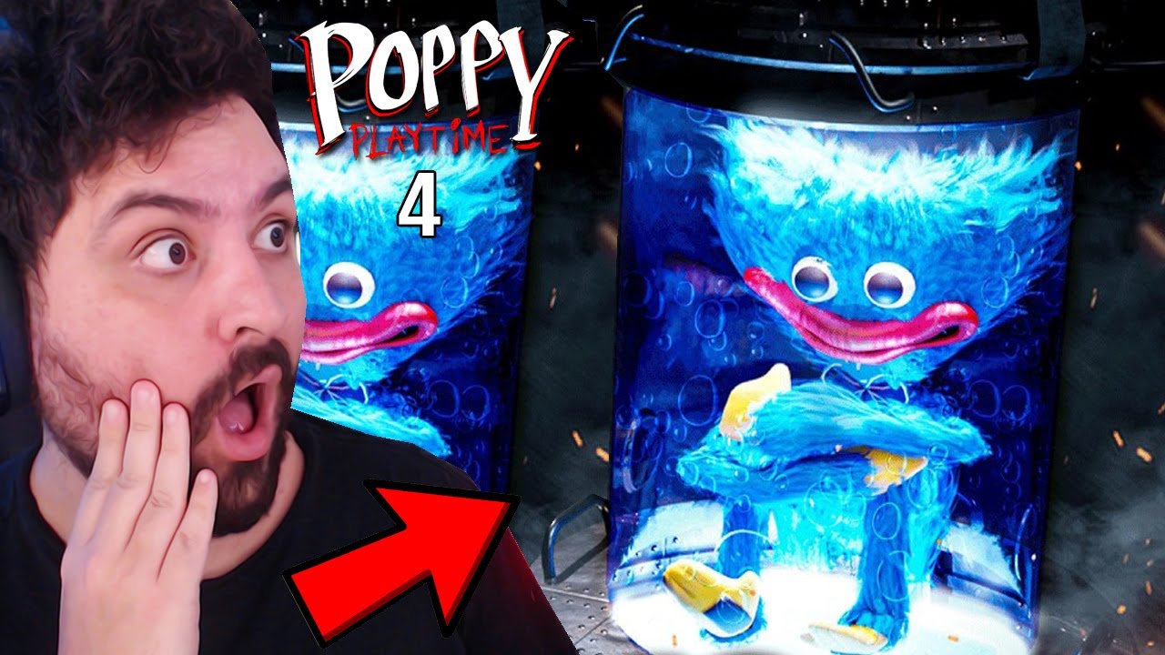 VAZOU COMO VAI SER a VOLTA DO HUGGY WUGGY VIVO EM POPPY PLAYTIME 4 ...