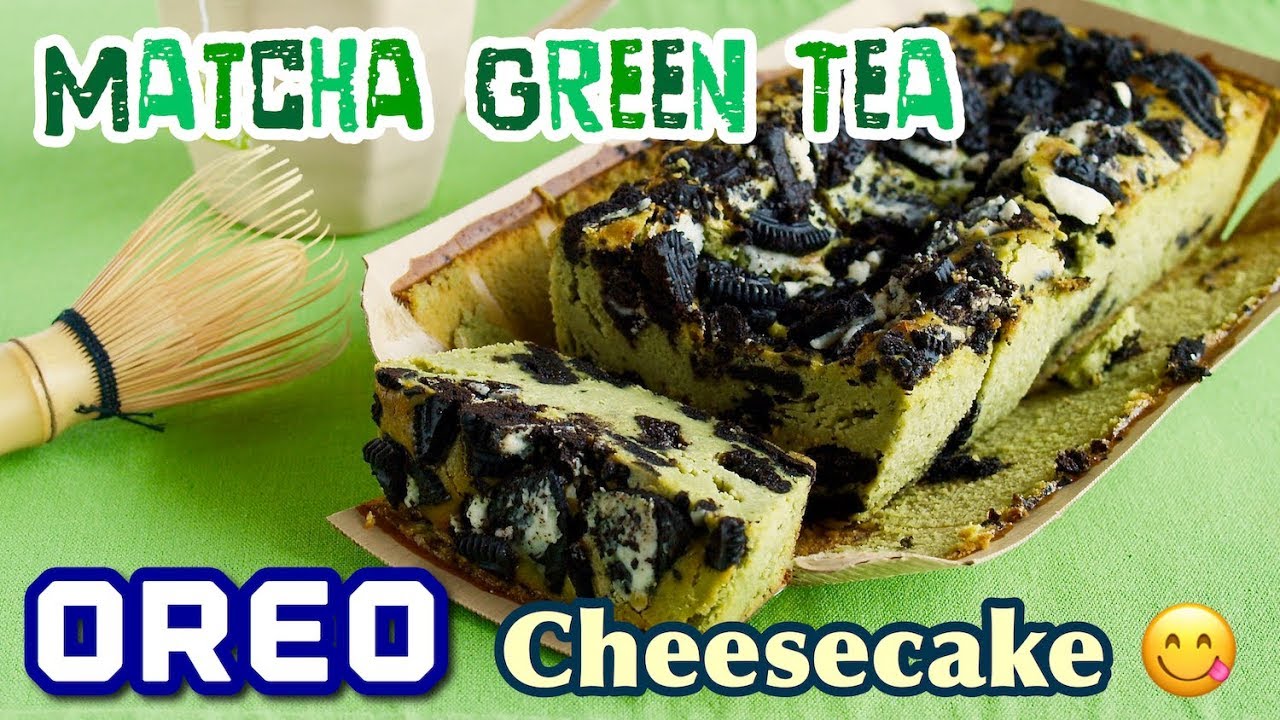 Matcha Green Tea Oreo Cheesecake 抹茶オレオチーズケーキ - JAPANESE COOKING by ...