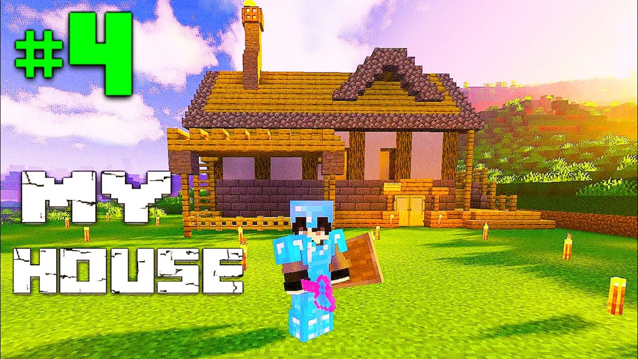 How I Made a House in Minecraft Survival SMP | Part - 4 ...