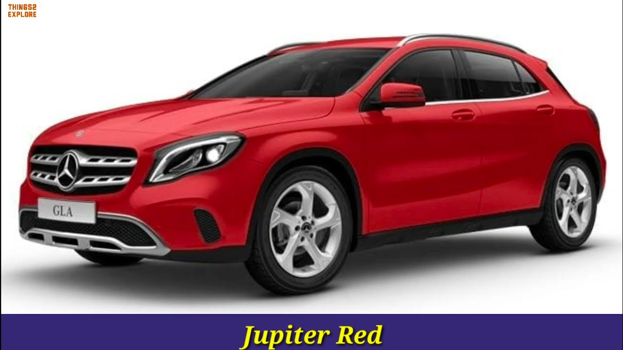 Mercedes Benz GLA Colour Options 2020 | Red White Beige Silver Grey ...