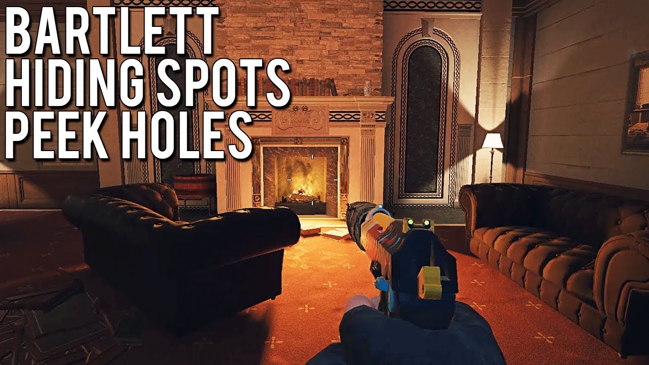 Bartlett University Map Hiding Spots And Peek Holes | Rainbow Six Siege ...