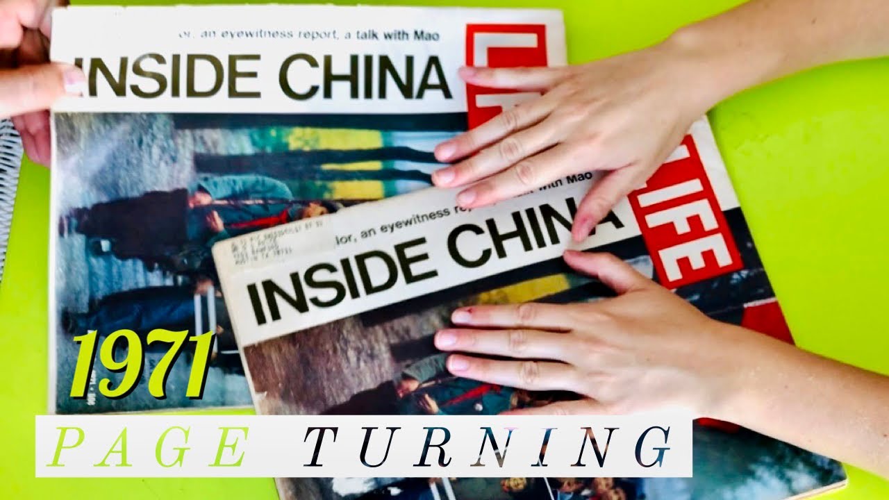 ASMR Page Turning & Vintage Ads • April 1971 LIFE Magazine ...