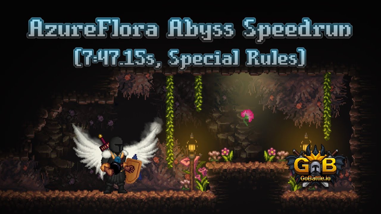 【Gobattle.io】AzureFlora Abyss Speedrun 7:47.15s (Special Rules) - YouTube