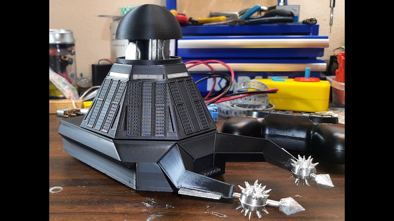 3D Printed Death Probe Build From 'The Six Million Dollar Man' Build ...