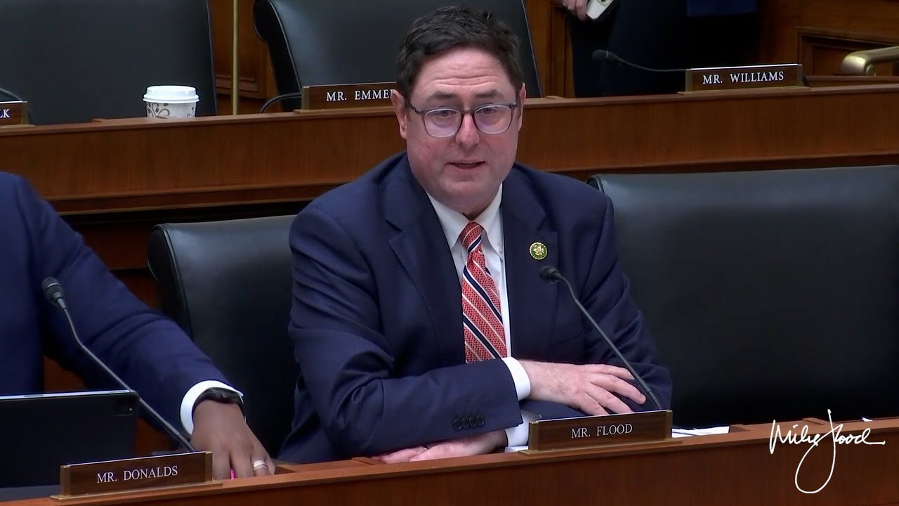 Congressman Flood Highlights CCP Surveillance at Financial Services ...