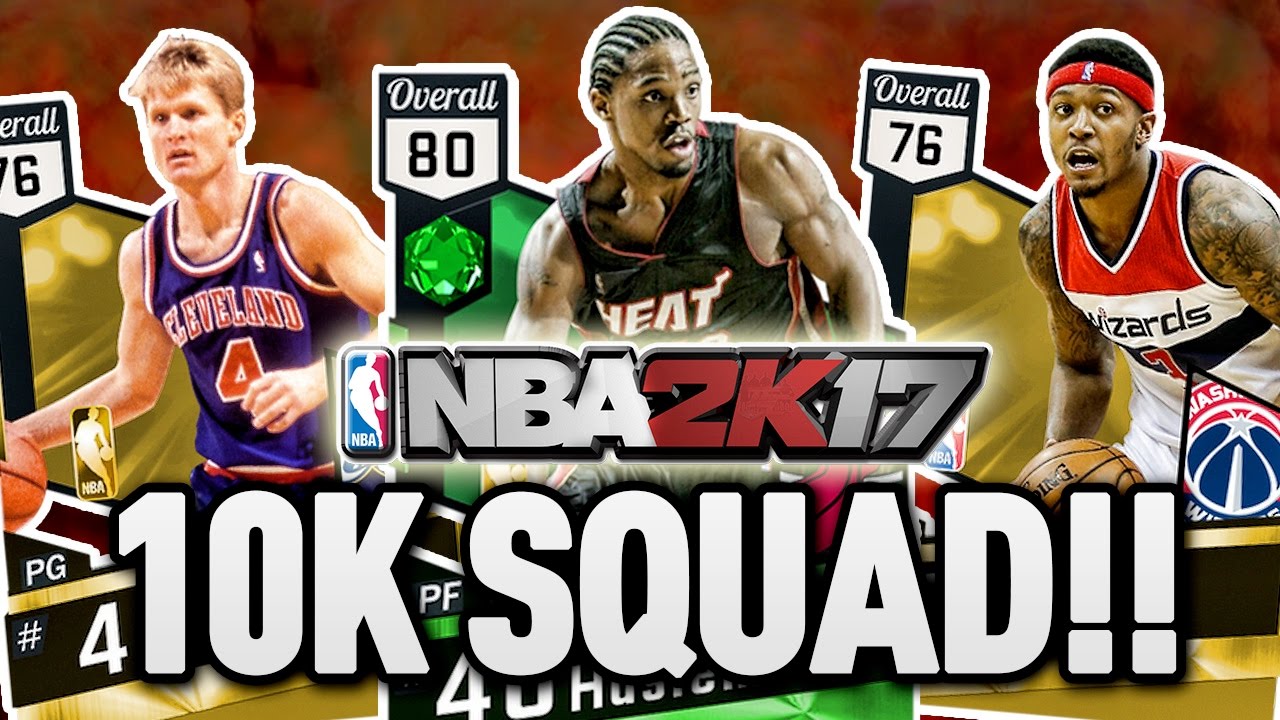 NBA 2K17 10K BUDGET TEAM YOU CAN DOMINATE MyTEAM ONLINE WITH!! | NBA 2K17 MyTEAM Squad Builder ...