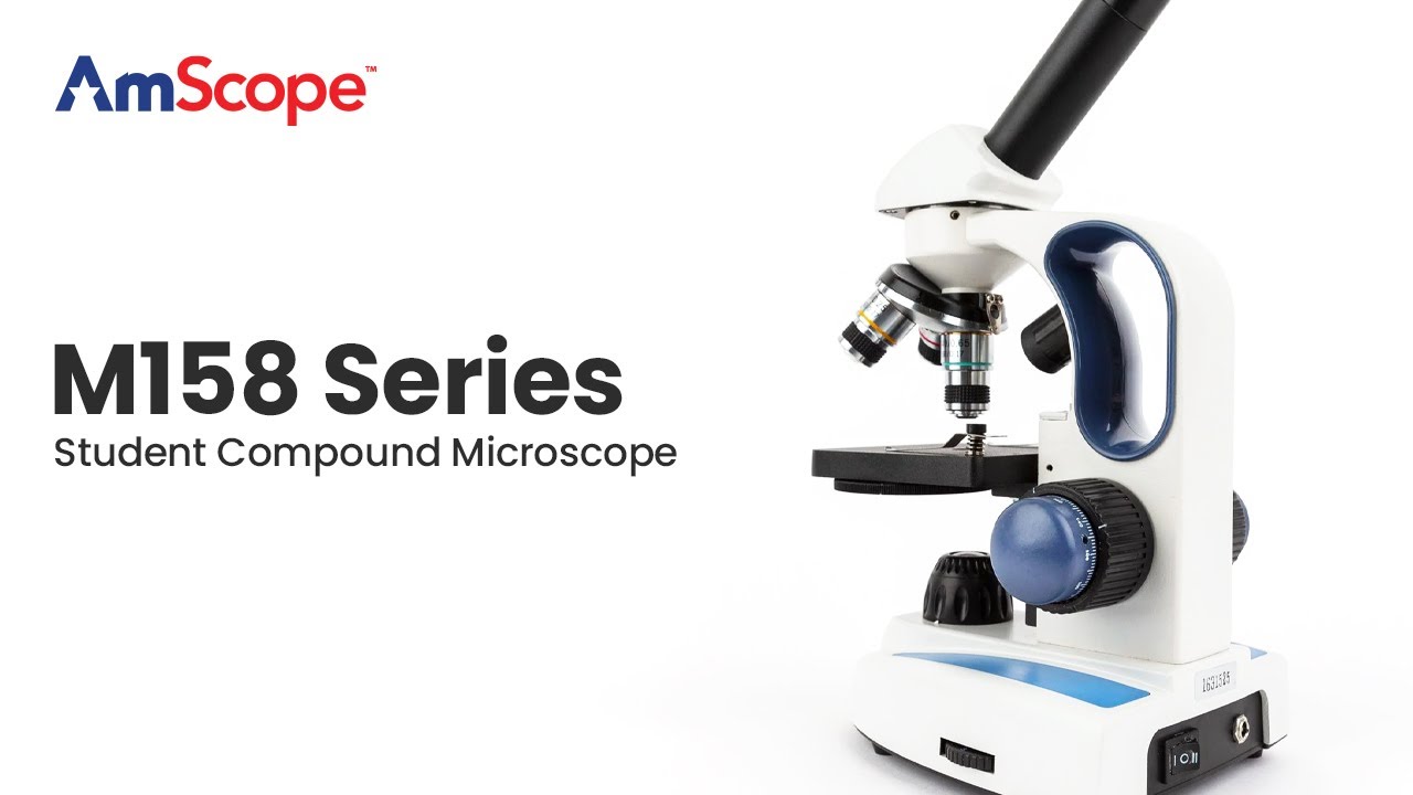 AmScope M158 Student Compound Microscope - YouTube