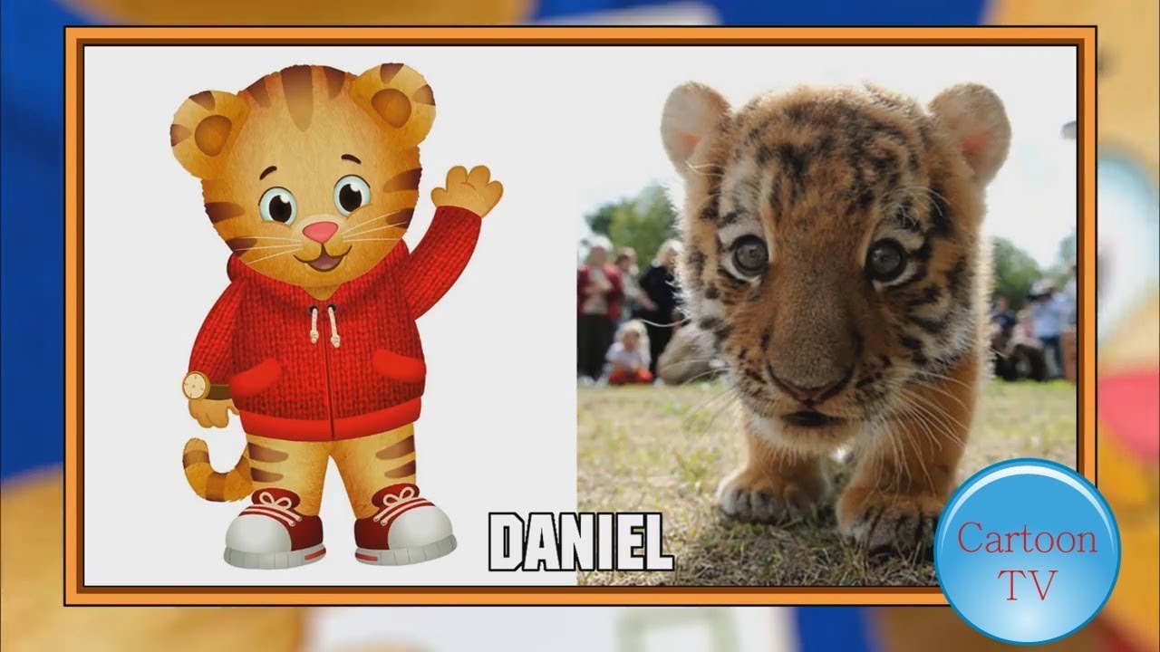 Daniel Tiger's Neighborhood Characters In Real Life - YouTube