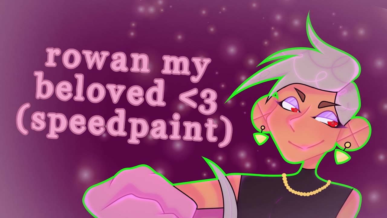 rowan drawfee speedpaint! - YouTube