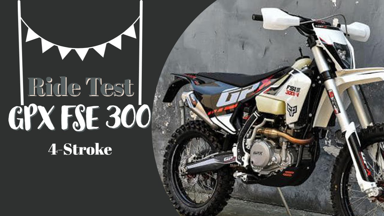 GPX FSE 300 4-stroke ride compilation - YouTube