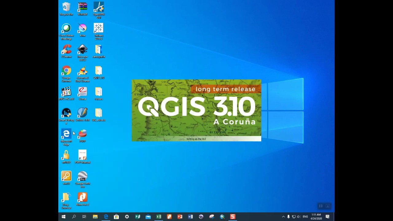 QGIS 3.10.5: Γεωαναφορά χάρτη με συντεταγμένες - YouTube